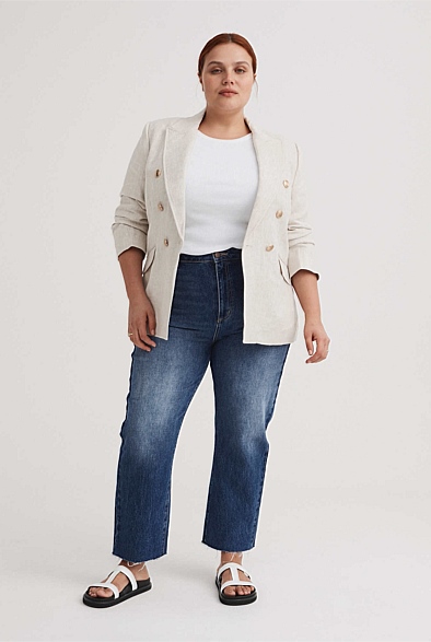 Indigo Sadie Straight Jean - Women's Denim & Jeans | Witchery