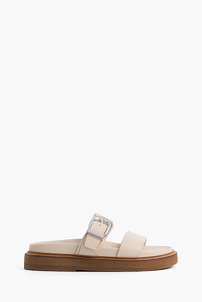 Parchment Frankie Slides - Women's Sandals Slides & Thongs | Witchery