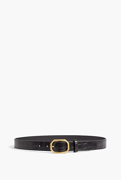 Black Alex Belt - Women's Belts | Witchery
