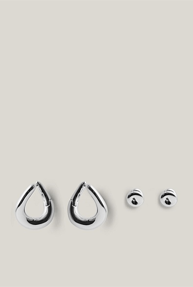 Silver Meg Earrings Set - Women's Earrings | Witchery
