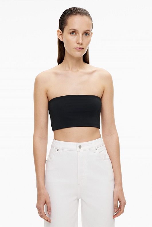 Black Essentials Bandeau - Women's Sleeveless Tops | Witchery