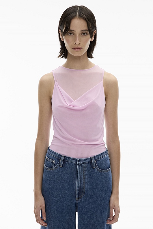 Snowberry Drape Cowl Tank - Women's Sleeveless Tops | Witchery