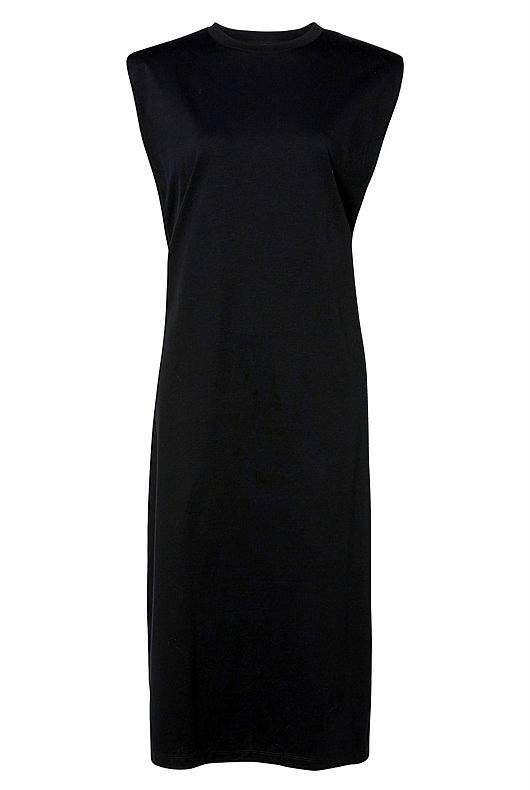 Black Muscle Tank Dress - Women's Midi Dresses | Witchery