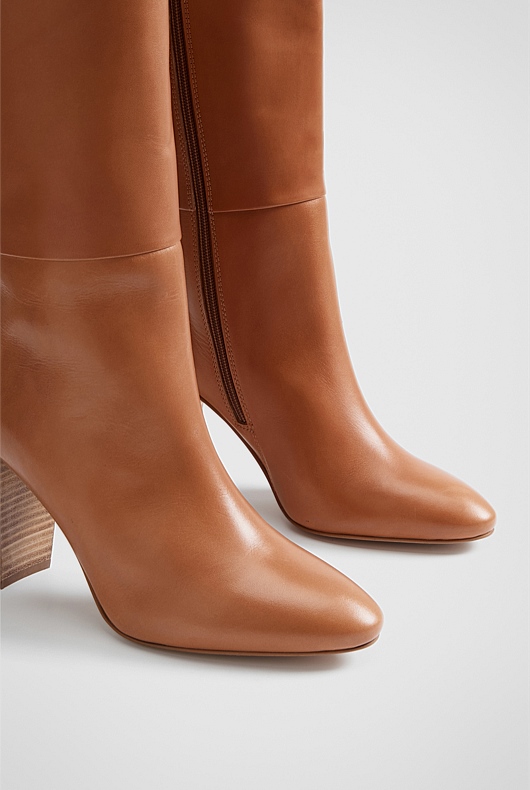 Canyon Morgan Leather Boot - Women's Workwear Shoes | Witchery