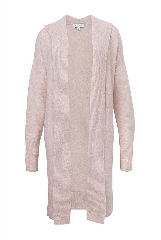 Milky Blush Lofty Long Line Cardigan - Women's Cardigans | Witchery