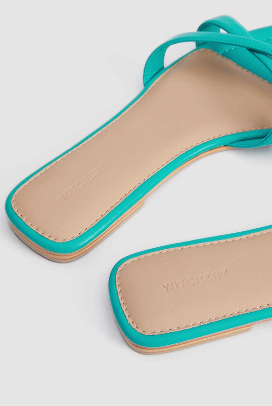 Jade Harley Leather Slide - Women's Sandals | Witchery