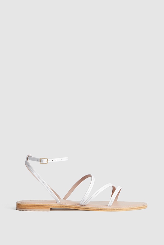 White Belle Leather Sandal - Women's Sandals | Witchery