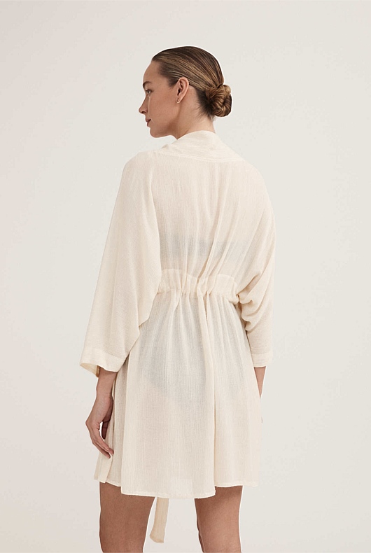 Parchment Crinkle Wrap Kaftan - Women's Scarves & Wraps | Witchery