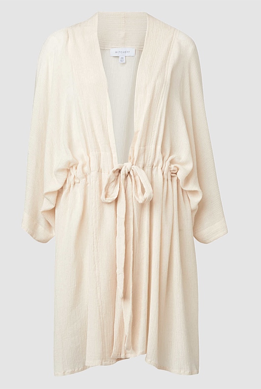 Parchment Crinkle Wrap Kaftan - Women's Scarves & Wraps | Witchery
