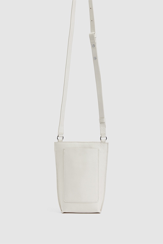 Faded Parchment Kennedy Leather Sling - Women's Leather Bags | Witchery