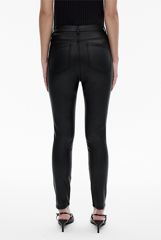 Black Coated 7/8 Skinny Jean - Women's Skinny Leg Jeans | Witchery