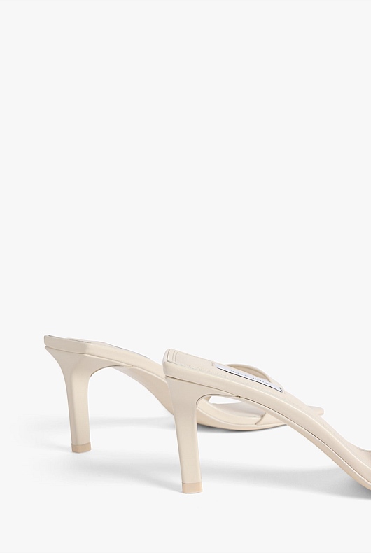 Eggshell Grace Mule - Women's Heels | Witchery