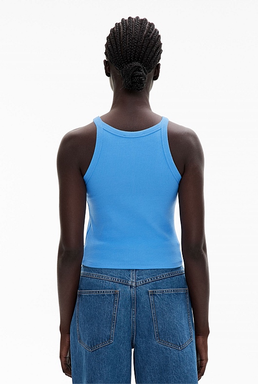 Azure Fine Bind Tank - Women's Sleeveless Tops | Witchery