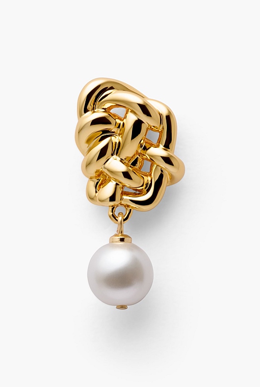 Gold Carla Drop Earring - Women's Earrings | Witchery