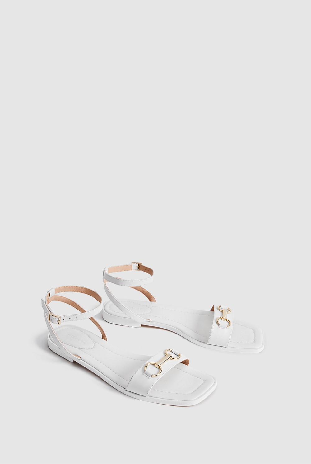 White Ryley Leather Sandal - Women's Sandals | Witchery