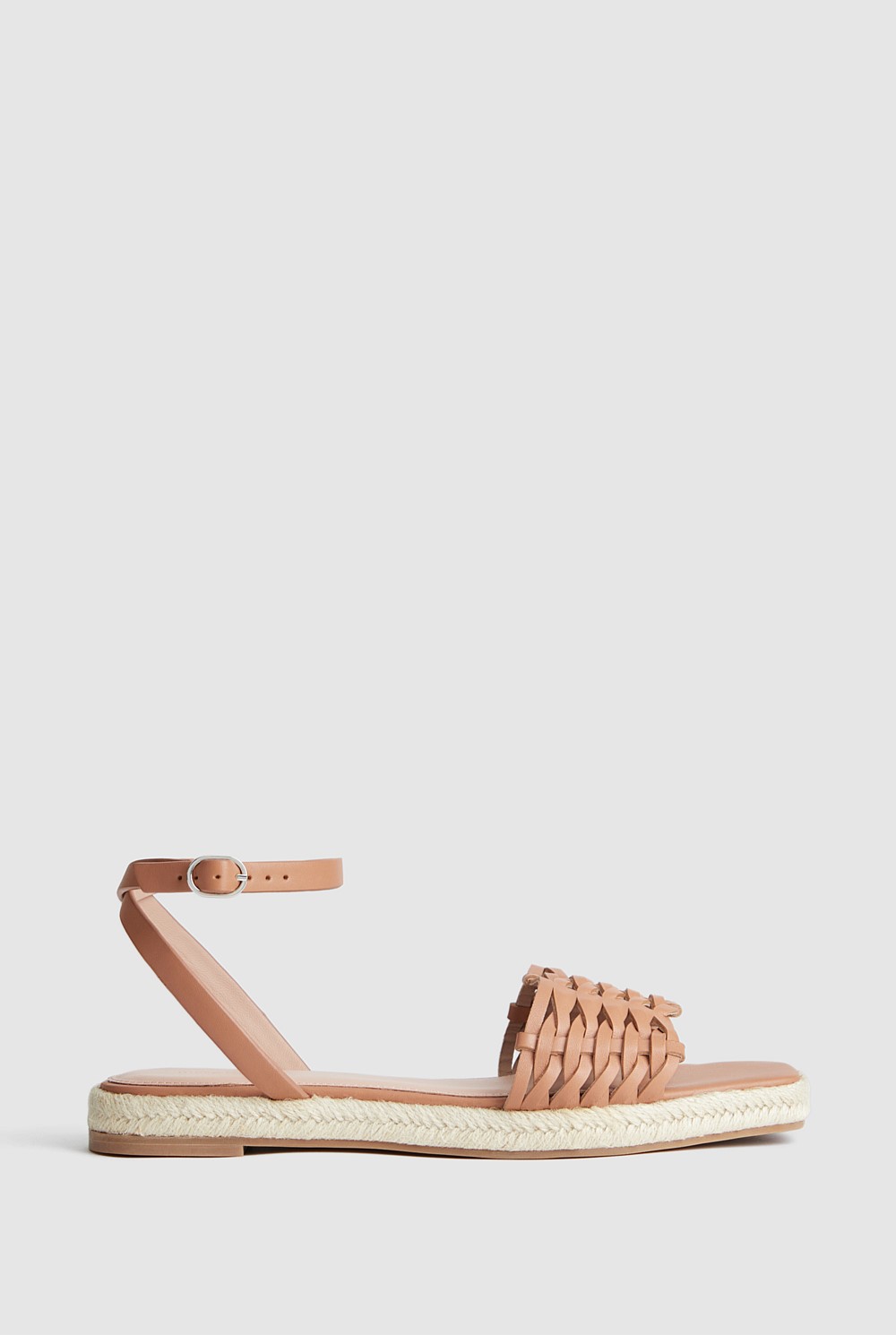 Almond Elsa Leather Espadrille - Women's Espadrilles & Wedges | Witchery