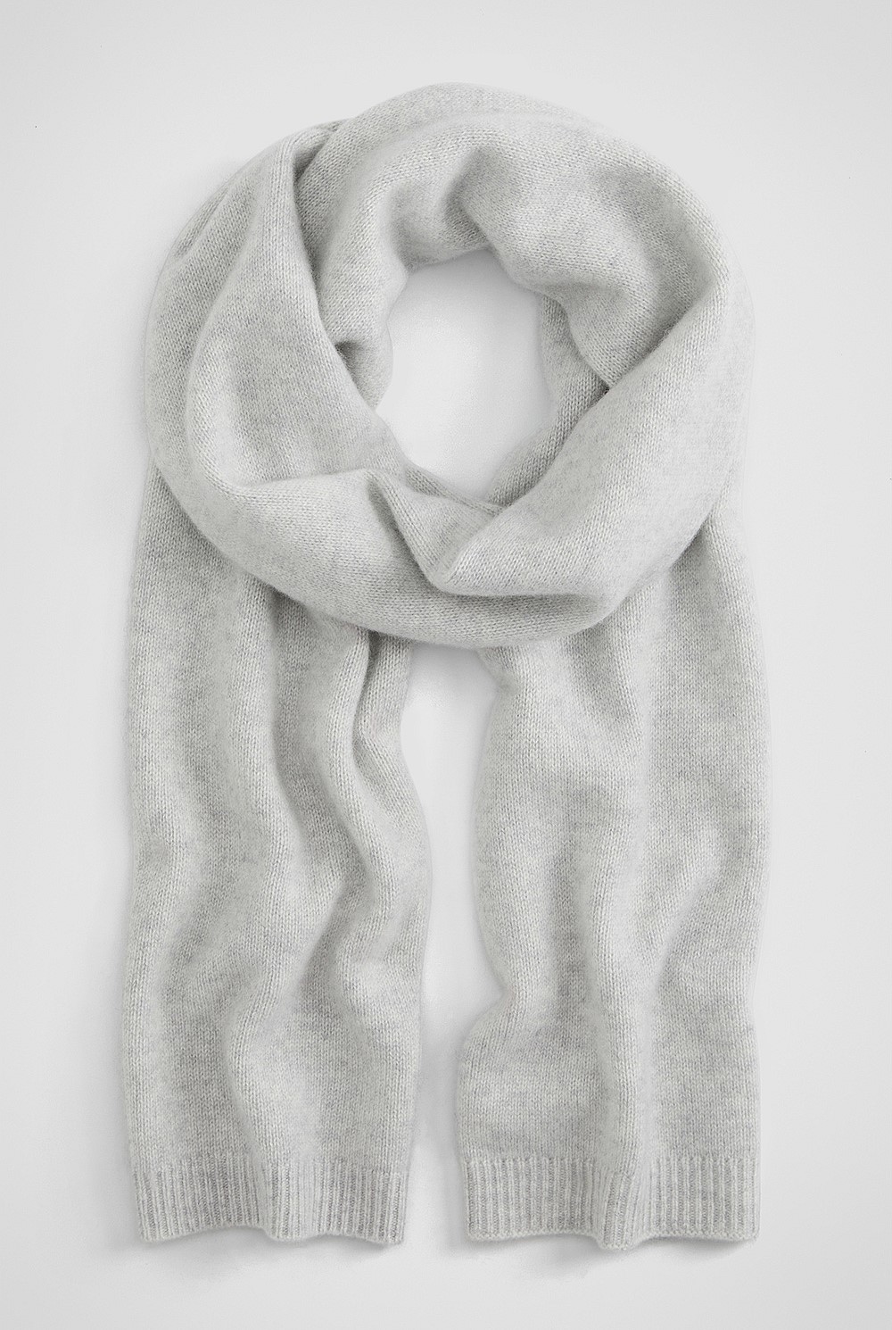 Light Grey Marle Luxe Cashmere Scarf - Women's Scarves & Wraps | Witchery