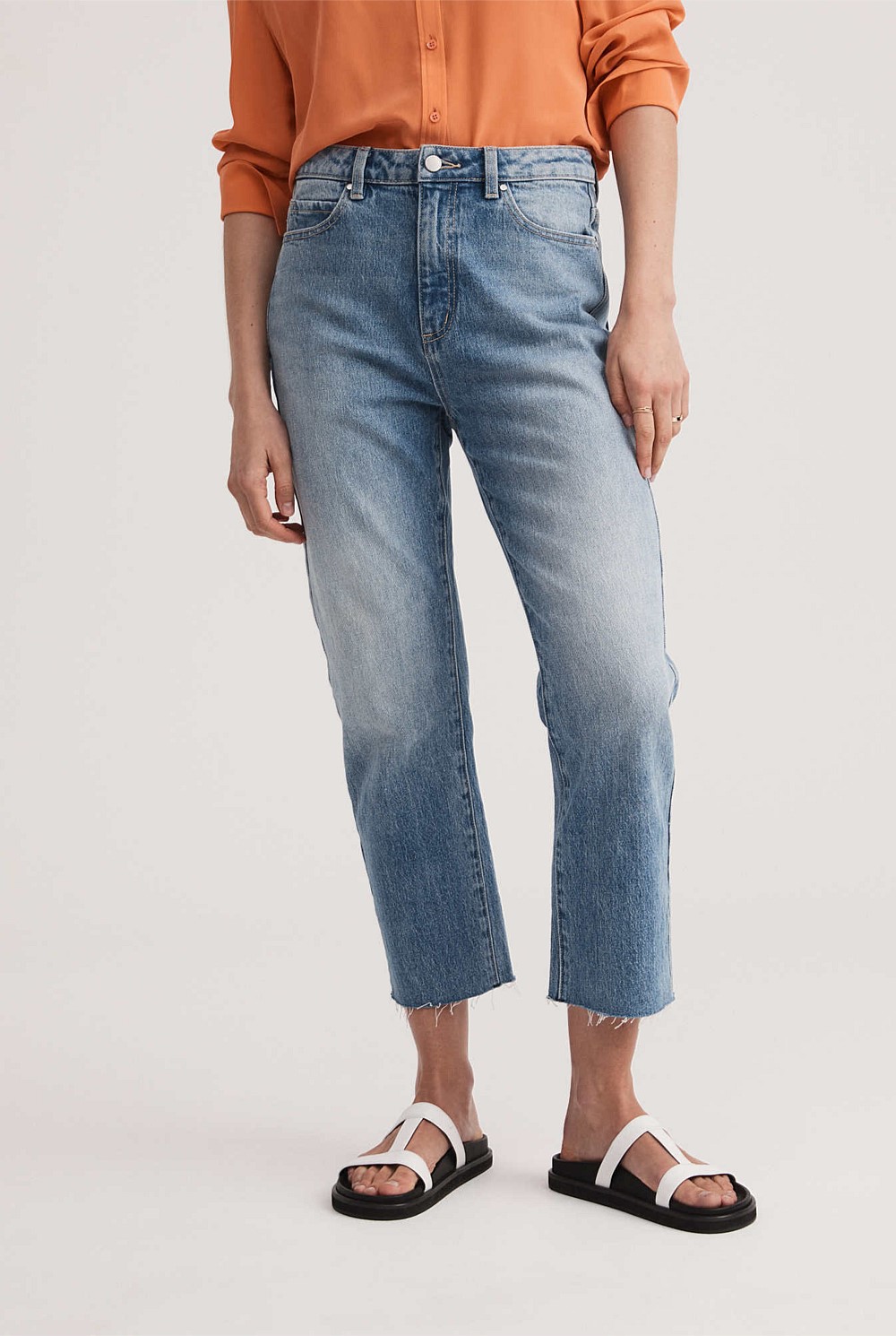 Vintage Wash Denim Sienna Slim Leg Jean - Women's Denim & Jeans | Witchery