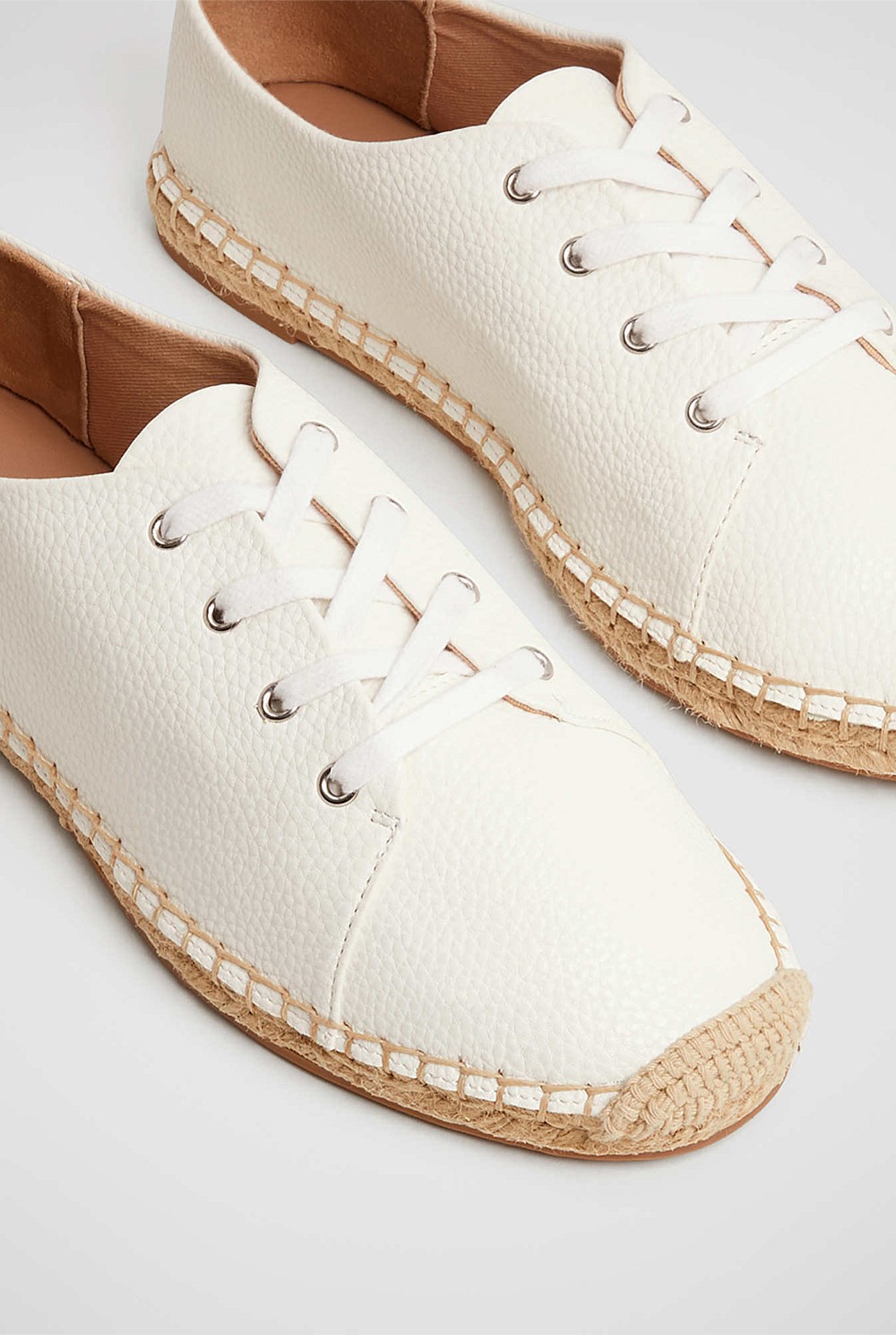 Pure White Bianca Espadrille - Women's Espadrilles & Wedges | Witchery