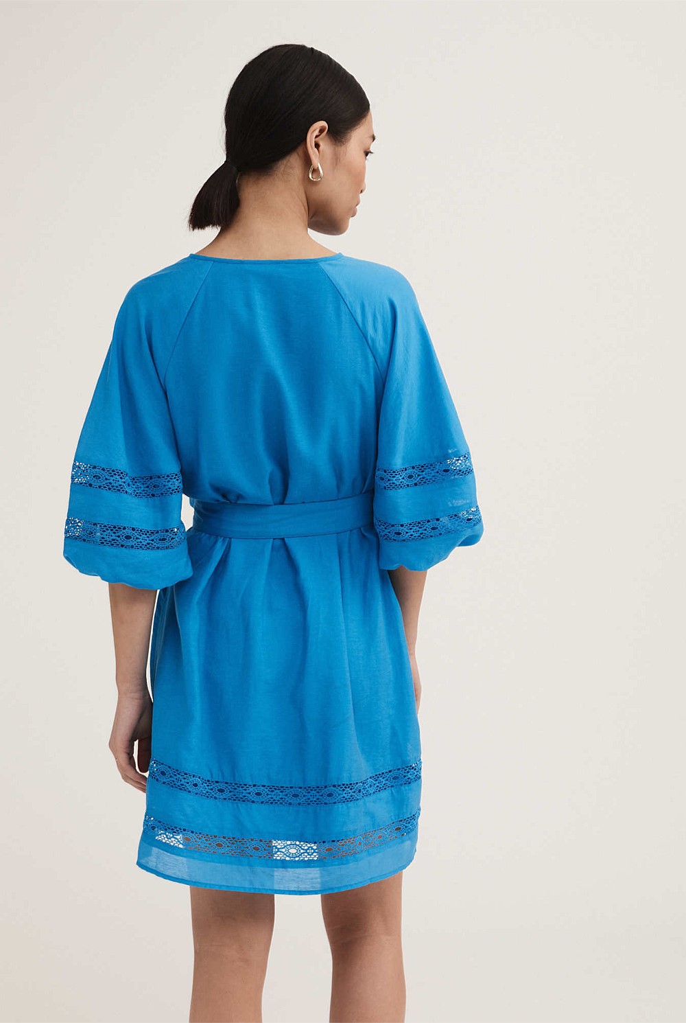 Cyan Trim Insert Trapeze Dress - Women's A Line Dresses | Witchery