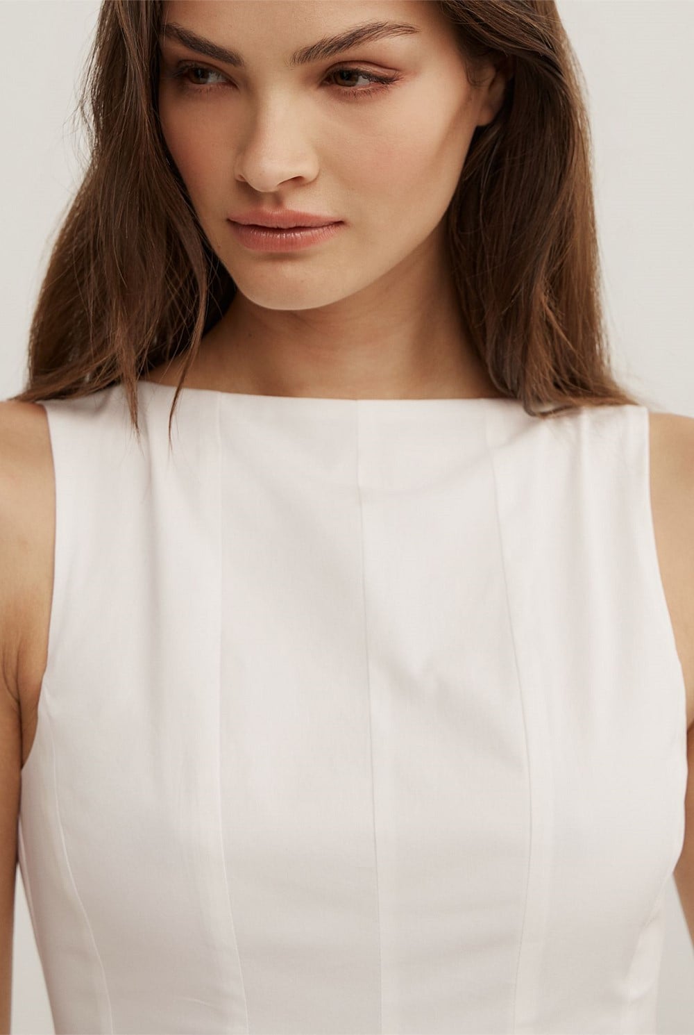 Fresh White Panelled Midi Dress - Women's Christmas Party Dresses ...