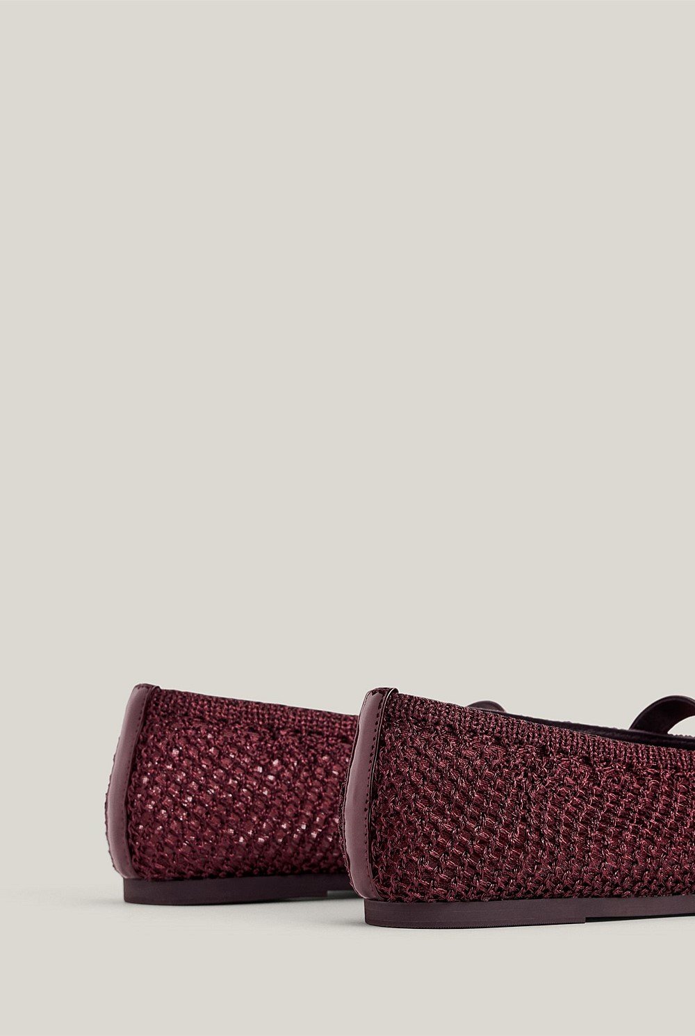 Burgundy Harriet Flats - Women's New Shoes | Witchery